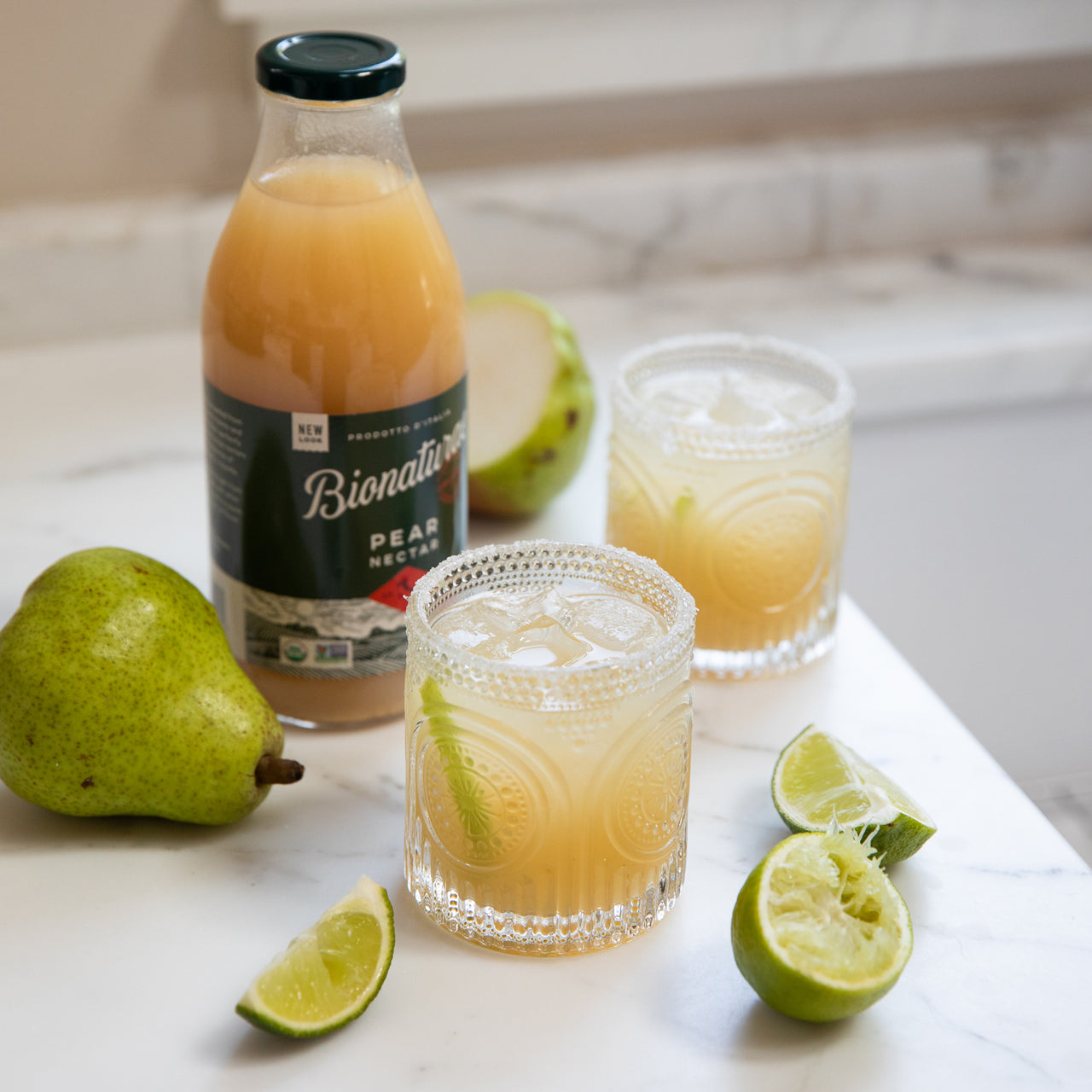 Pear Nectar Margarita (or Mocktail) – Jovial Foods, Inc